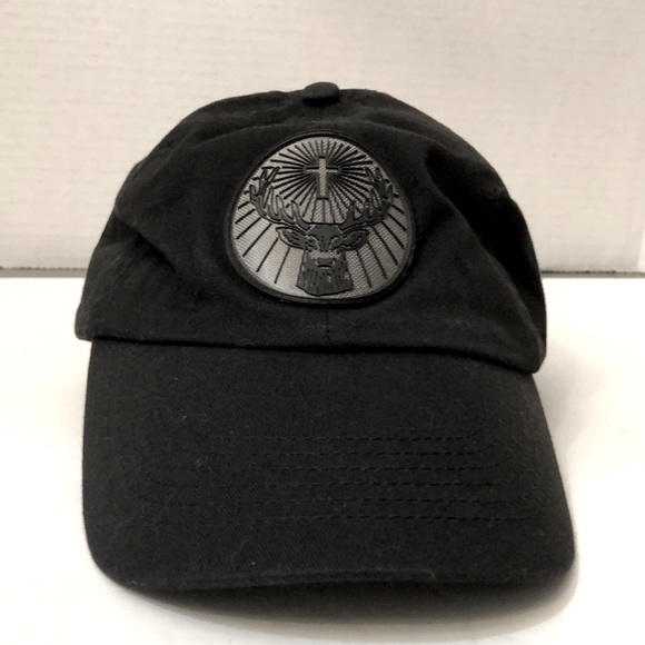 Accessories | Jagermeister Patch Leather Strap Black Hat Cap Embroidery ...